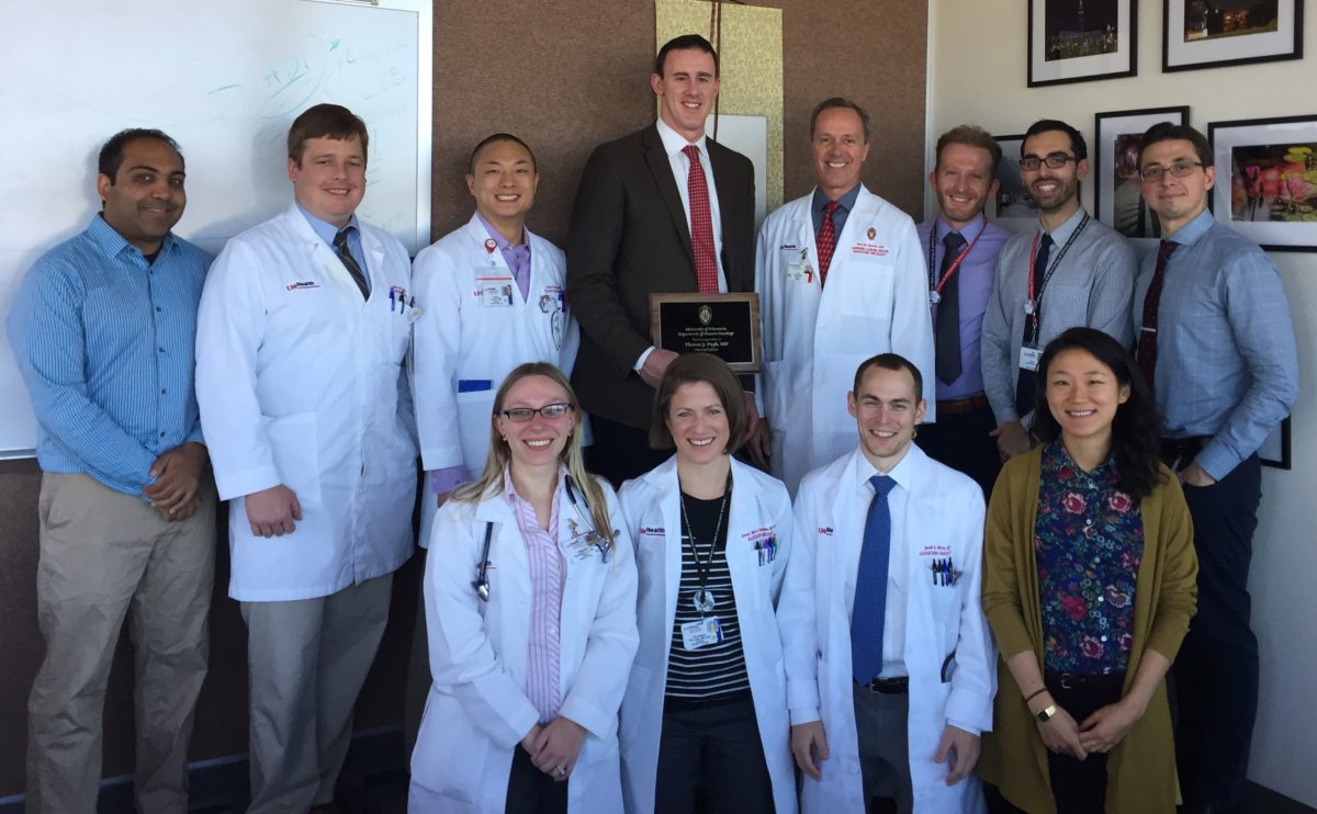 Dr. Thomas J. Pugh, Visiting Professor – Department of Human Oncology ...