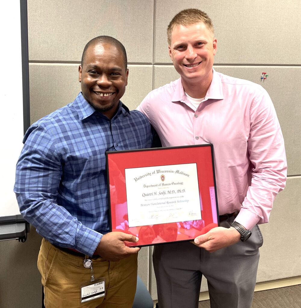 Dr. Quaovi Sodji completes his Bentson Fellowship – Department of Human ...